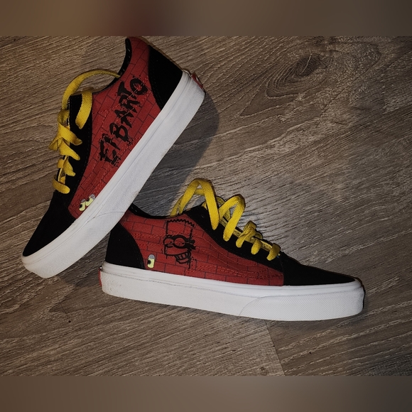 Vans | Shoes | Vans Limited Edition The Simpsonold Skool El Barto ...